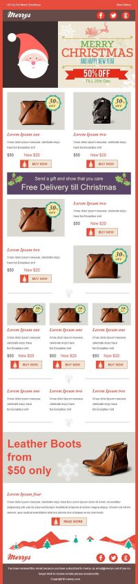 22 Inspirational Christmas HTML Email Templates