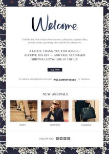 Welcome Email Design Inspiration: 35 Creative Examples - MailBakery