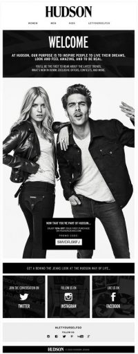 Welcome Email Design Inspiration: 35 Creative Examples - MailBakery