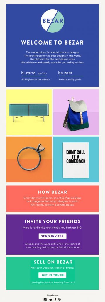 Welcome Email Design Inspiration: 35 Creative Examples - MailBakery