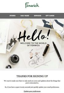 Welcome Email Design Inspiration: 35 Creative Examples - MailBakery