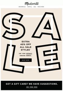 28 Promotional Email Design Inspiration: How the Big Brands Do It