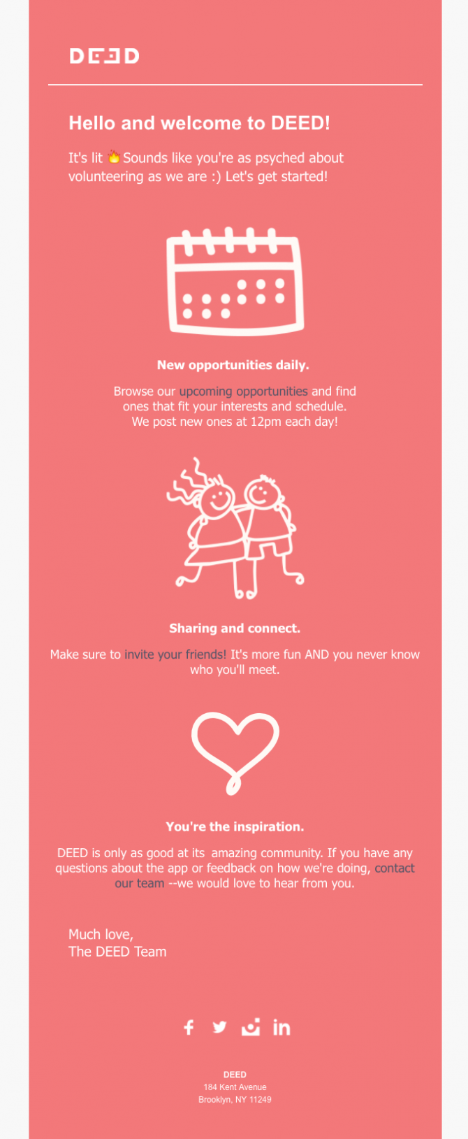 Welcome Email Design Inspiration: 35 Creative Examples - MailBakery