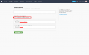 How to upload and edit a custom Campaign Monitor HTML email template - MailBakery