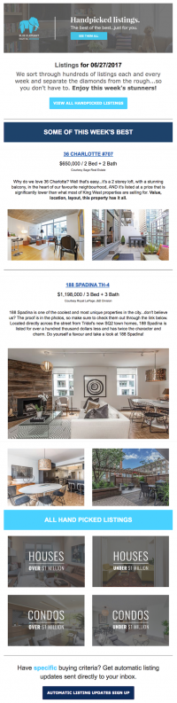 10 Well-Done Real Estate Email Newsletter Examples - MailBakery
