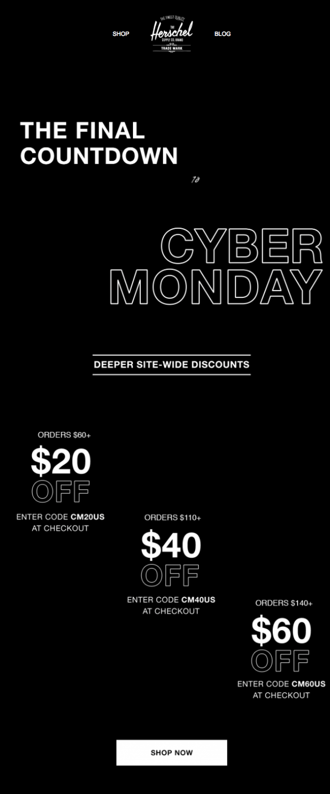 Cyber Monday Email Inspiration: 15 Cyber-Good Examples - MailBakery