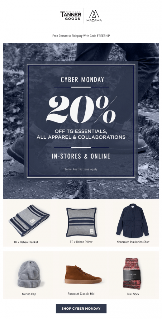 Cyber Monday Email Inspiration: 15 Cyber-Good Examples - MailBakery