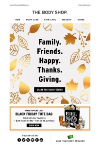 Email Newsletter Ideas for November & Over 20 Examples - MailBakery