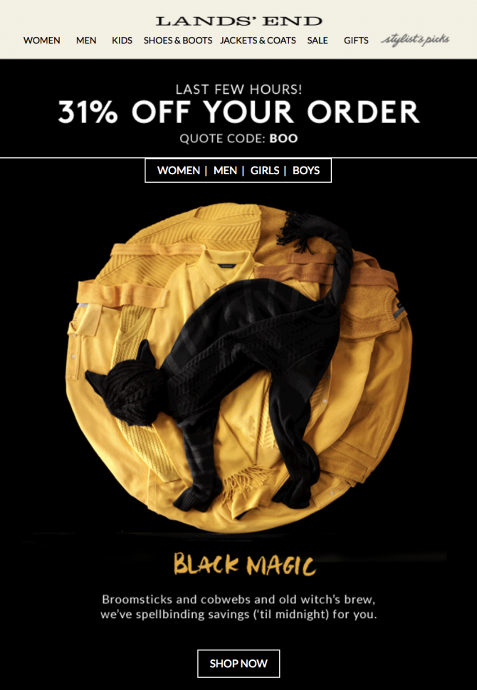 26 Frightfully Fun Halloween Email Examples: Inspiration for Halloween ...