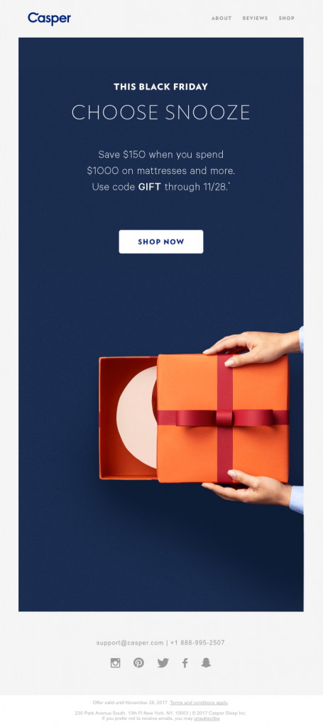 13 Awesome Black Friday Email Marketing Examples - MailBakery