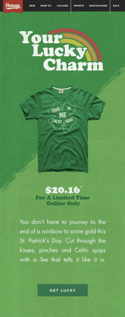 17 Clever St. Patrick’s Day Email Campaigns - MailBakery